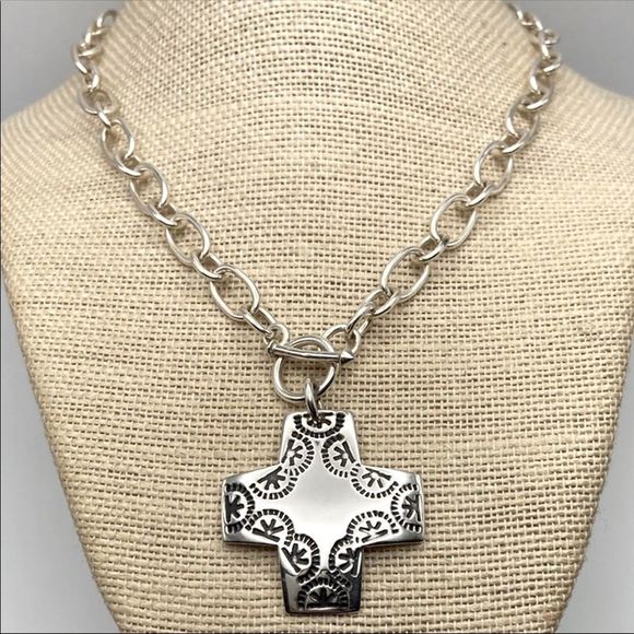 Silpada | Jewelry | Silpadacross Necklace Sterling Silver Virtuosity ...
